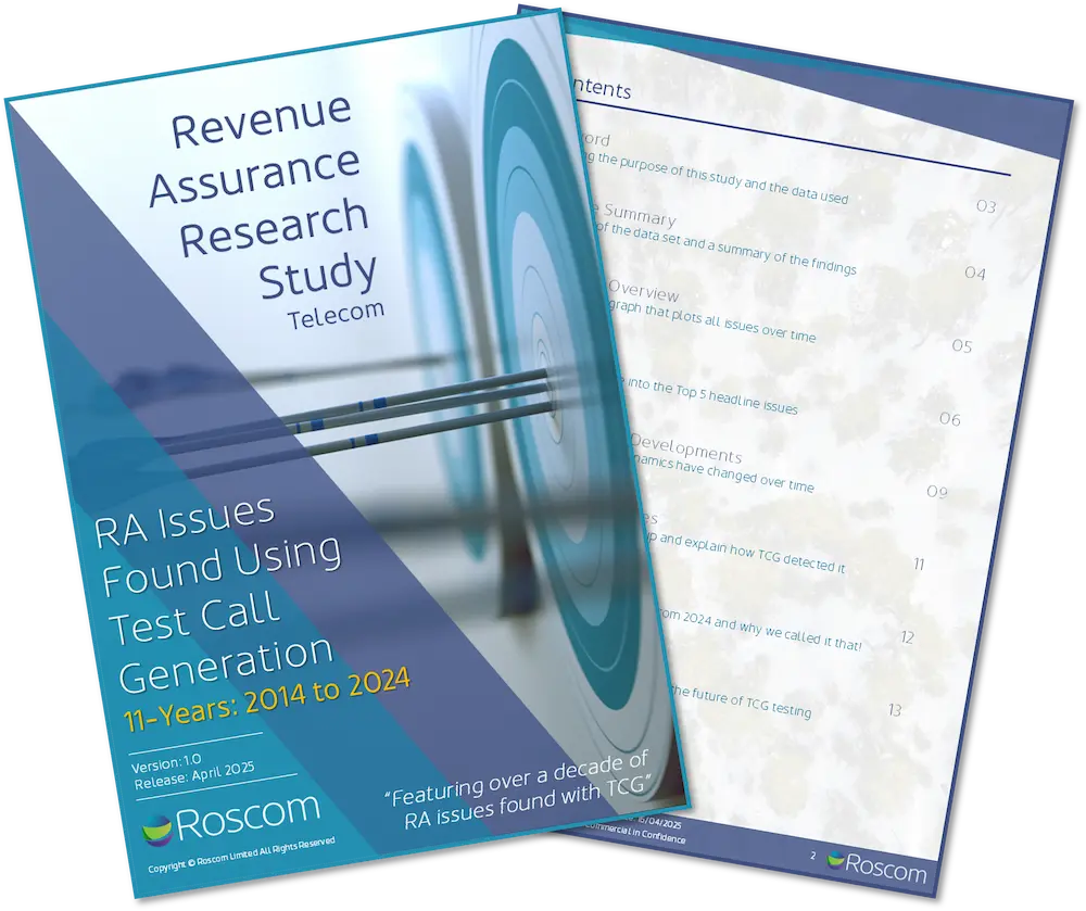TCG Revenue Assurance Study - Roscom
